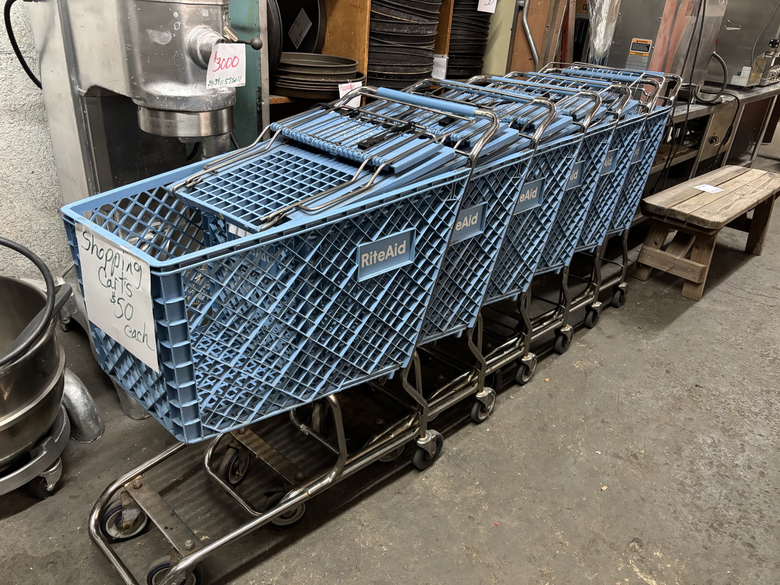 Light Blue Shopping Carts - Buy3Get1 - New & Used General Merchandise ...
